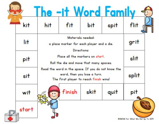 The -it Word Family - Amped Up Learning