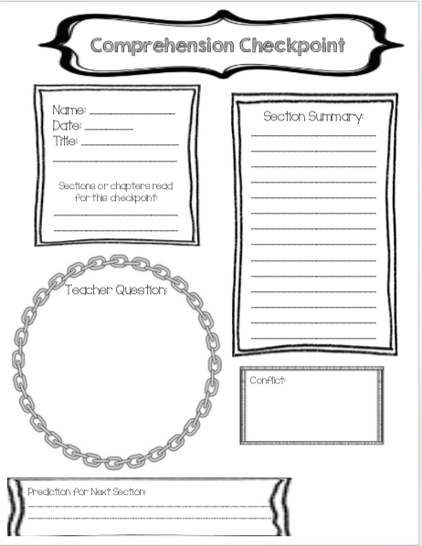 Guided Reading Comprehension Check - Amped Up Learning