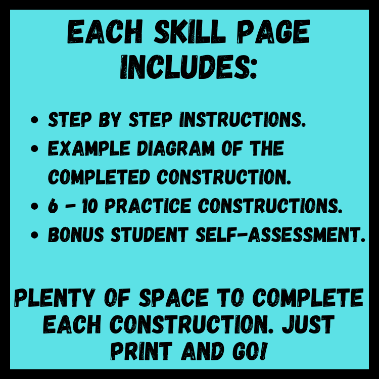 Geometry Construction Basics Bundle - Amped Up Learning