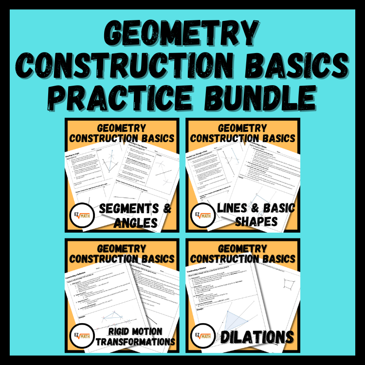 Geometry Construction Basics Bundle - Amped Up Learning