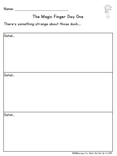 The Magic Finger Book Study - Amped Up Learning