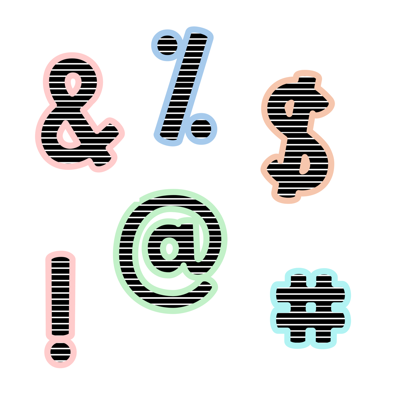 Printable Bulletin Board Letters Bundle Pack, Bright Large Alphabet ...