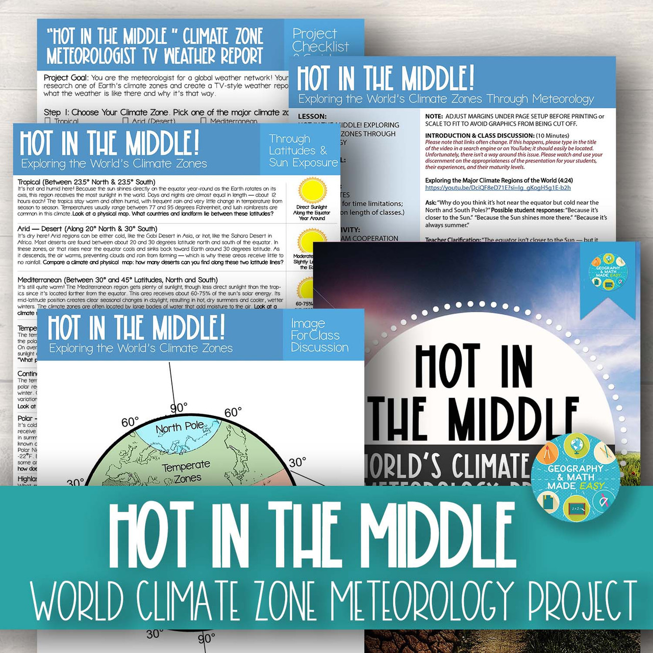 Geography | Science | World Climate Zones, Weather, Biomes | Includes ...