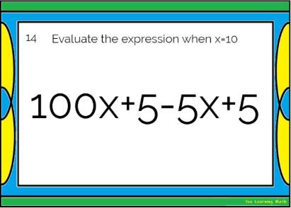 Combining Like Terms and Evaluating Algebraic Expressions: GOOGLE ...
