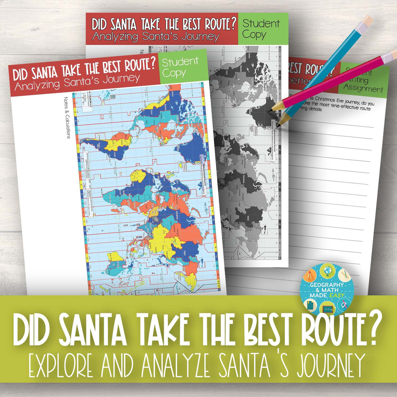 Geography | Did Santa Take The Best Journey? | Time Zones | After Christmas