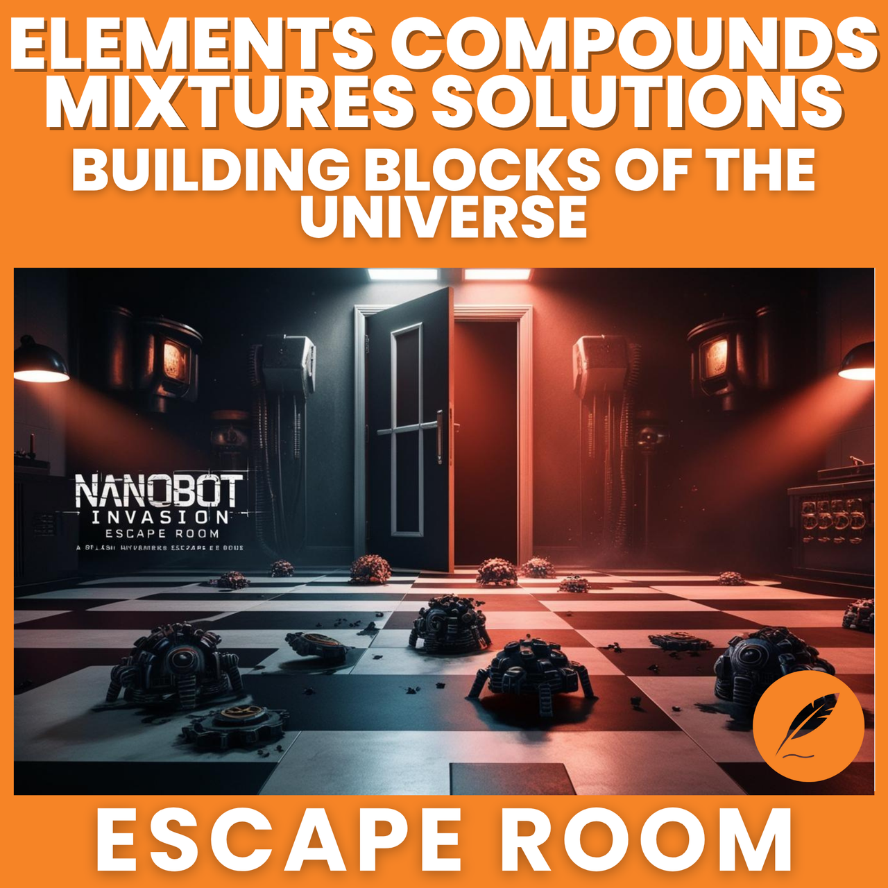 Elements, Compounds, Mixtures & Solutions Digital Escape Room