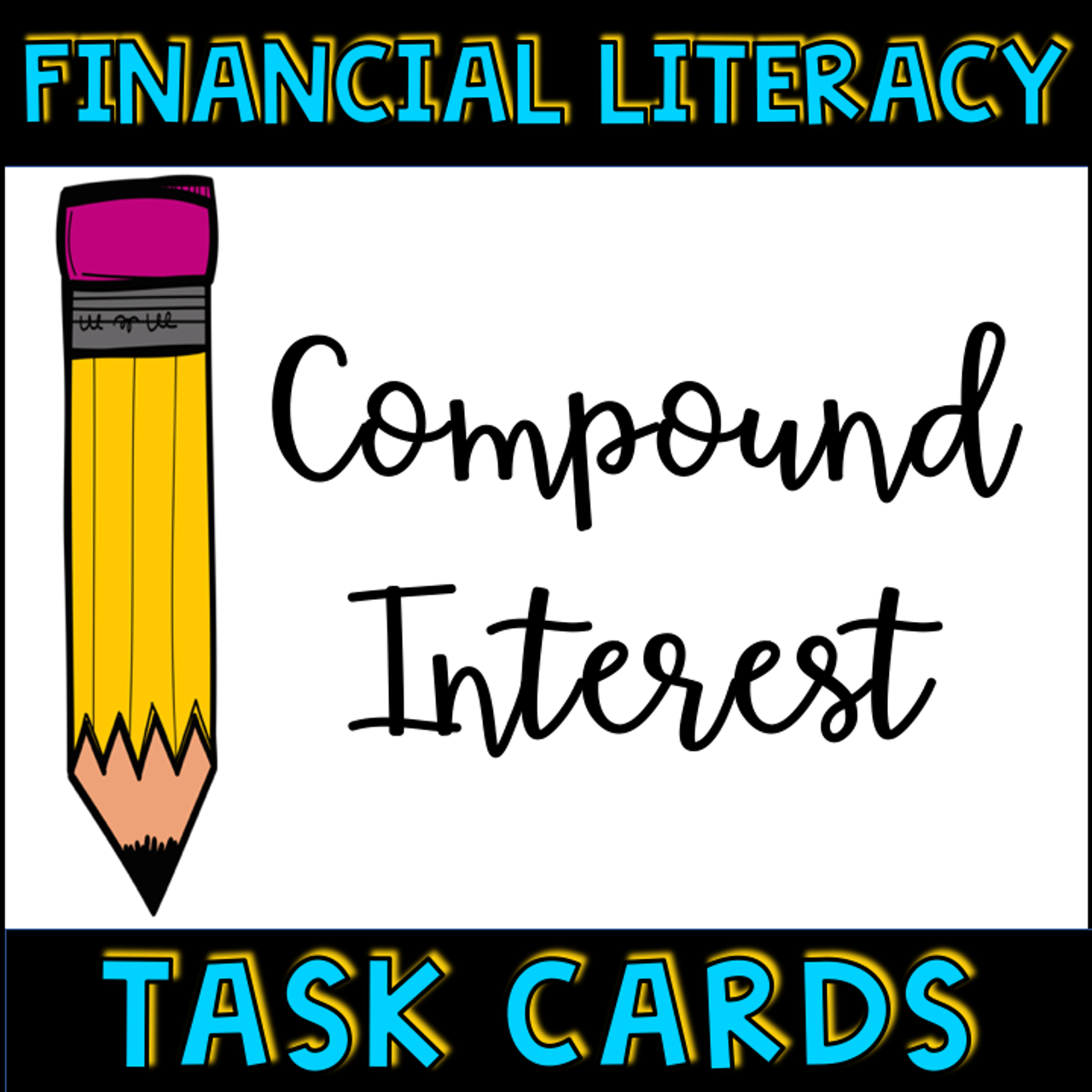 Financial Literacy Compound Interest Task Cards - Amped Up Learning