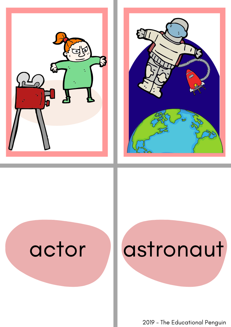 Flashcards: Occupations - Amped Up Learning