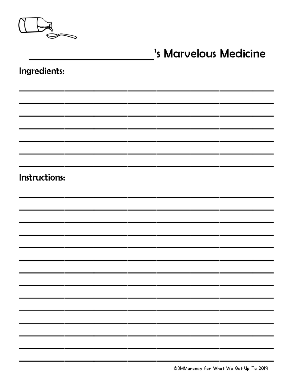 George's Marvelous Medicine - Amped Up Learning