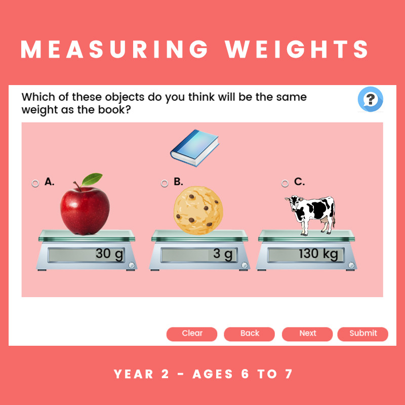 Measuring Weights 1st Grade