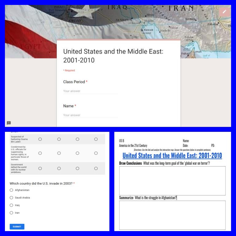 Interactive Map: United States and the Middle East: 2001-2010 - Amped ...