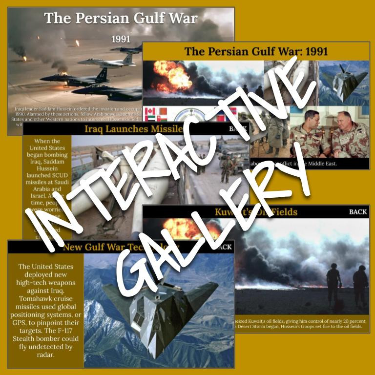 Interactive Gallery: The Persian Gulf War (1991) - Amped Up Learning