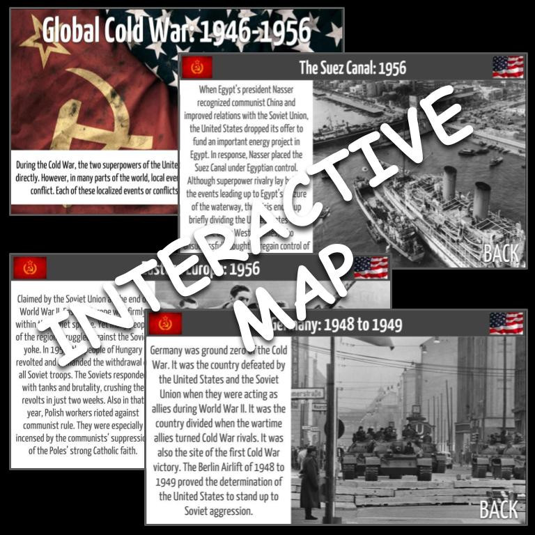 Interactive Map: Global Cold War: 1946-1956 - Amped Up Learning