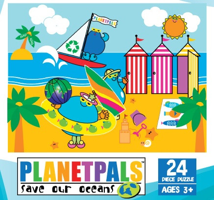 Planetpals™ "Day at The Beach" Puzzle - Amped Up Learning