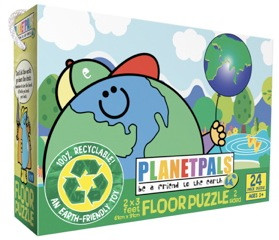 Planetpals™ GIANT 2 Puzzles in 1 "Earthday Everyday" 2'x3' Size - Amped ...