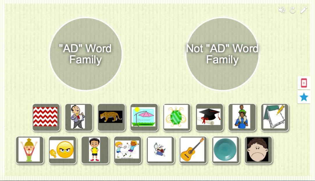 All "A" Word Family Picture Sort - Amped Up Learning