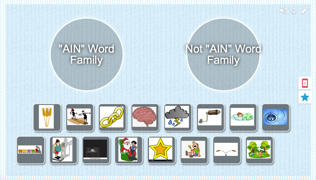 All "A" Word Family Picture Sort - Amped Up Learning