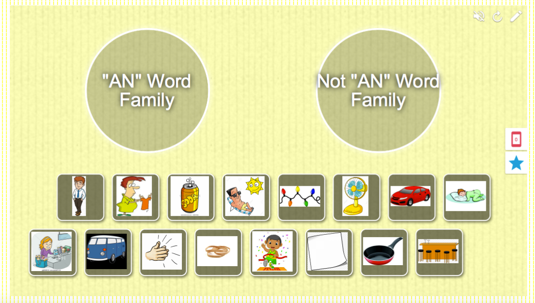 All "A" Word Family Picture Sort - Amped Up Learning
