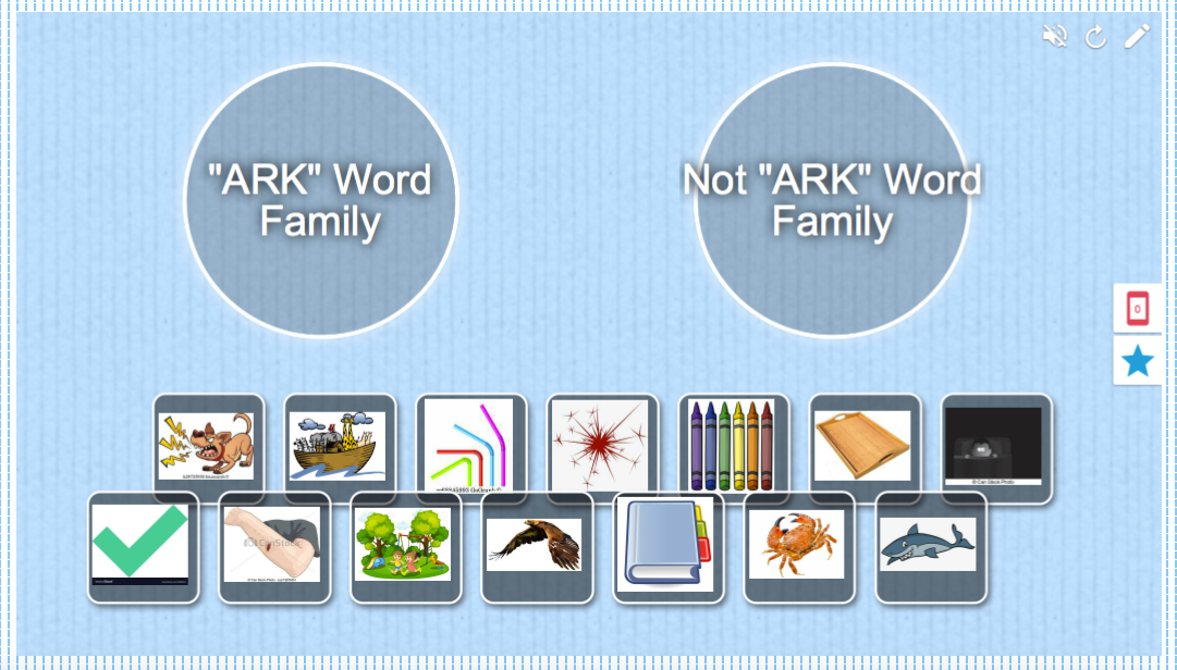 All "A" Word Family Picture Sort - Amped Up Learning