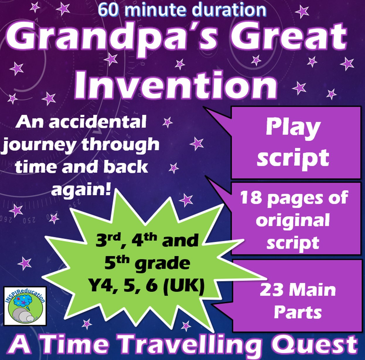 Grandpa's Great Invention - Playscript (23 main parts) - Amped Up Learning
