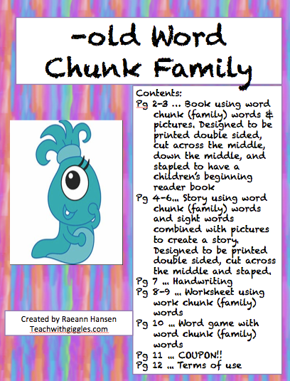Old Word Chunk Family - Amped Up Learning