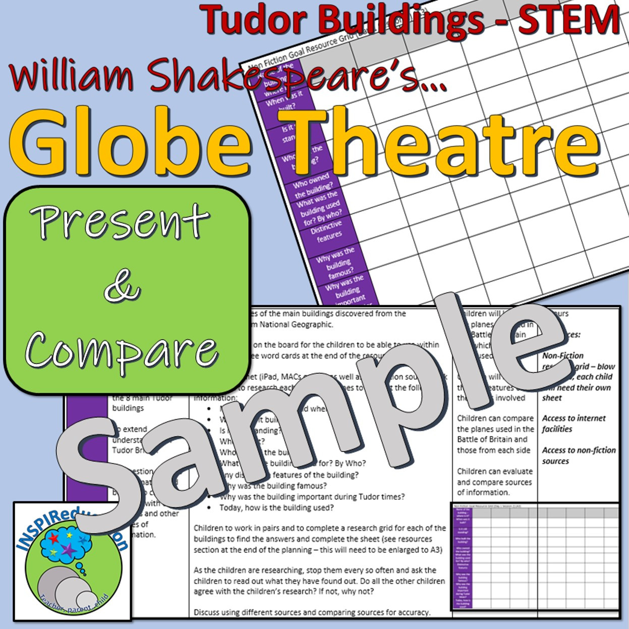The Tudors (STEM)- Tudor Buildings/Globe Theatre (Shakespeare) - Amped ...