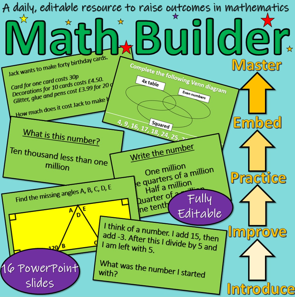 Math Builder 1: Daily Math Problem to build and embed math skills ...