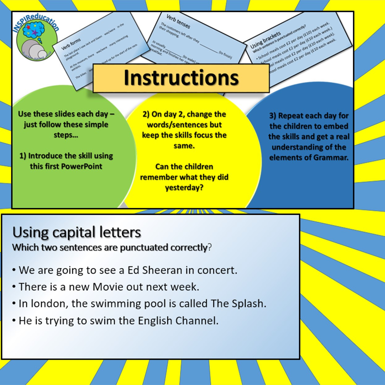 Grammar - Daily Practice PowerPoint Teaching Activities (4 of 5 ...