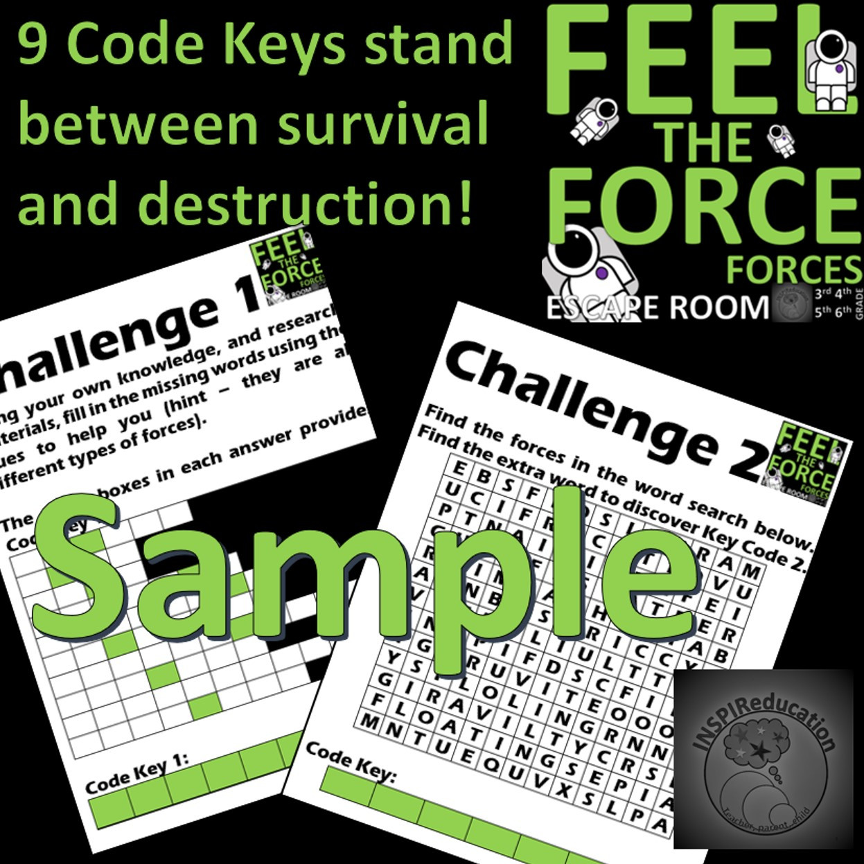 Feel the Force - ESCAPE ROOM - Forces (Science) - Amped Up Learning