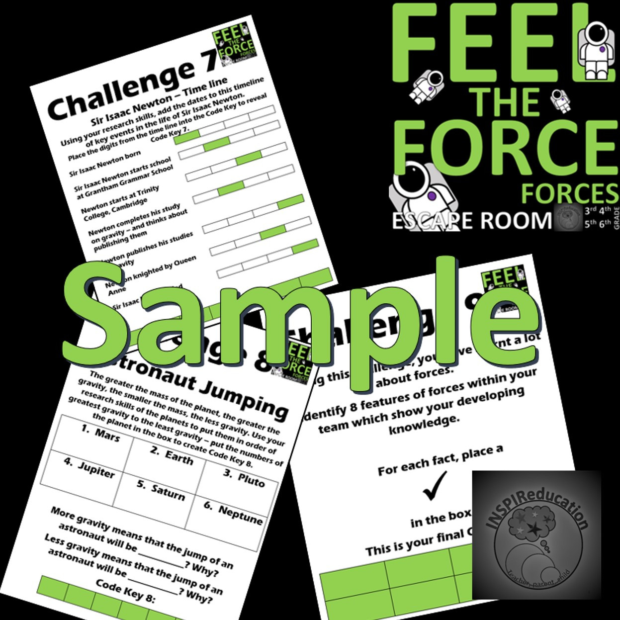 Feel the Force - ESCAPE ROOM - Forces (Science) - Amped Up Learning