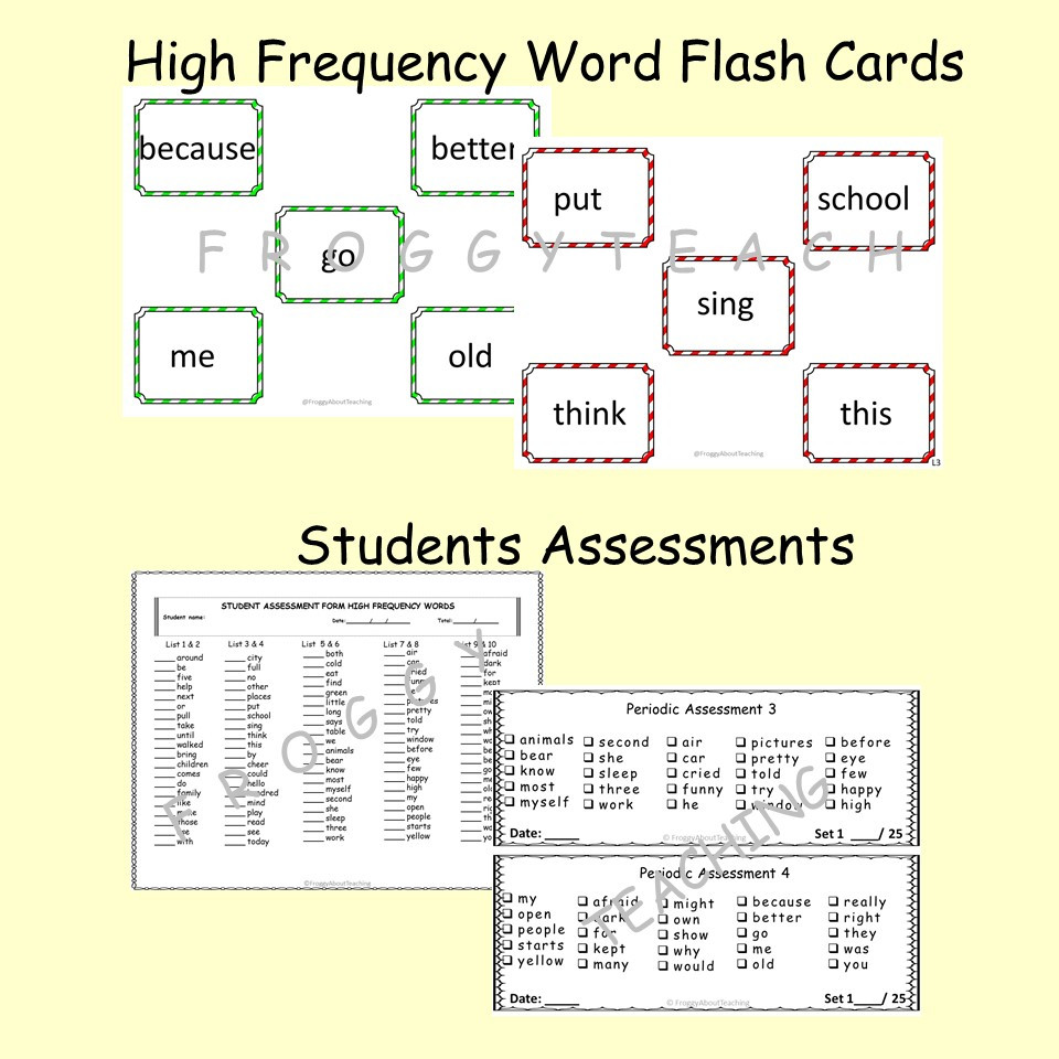 High Frequency Words Set 1 - Amped Up Learning