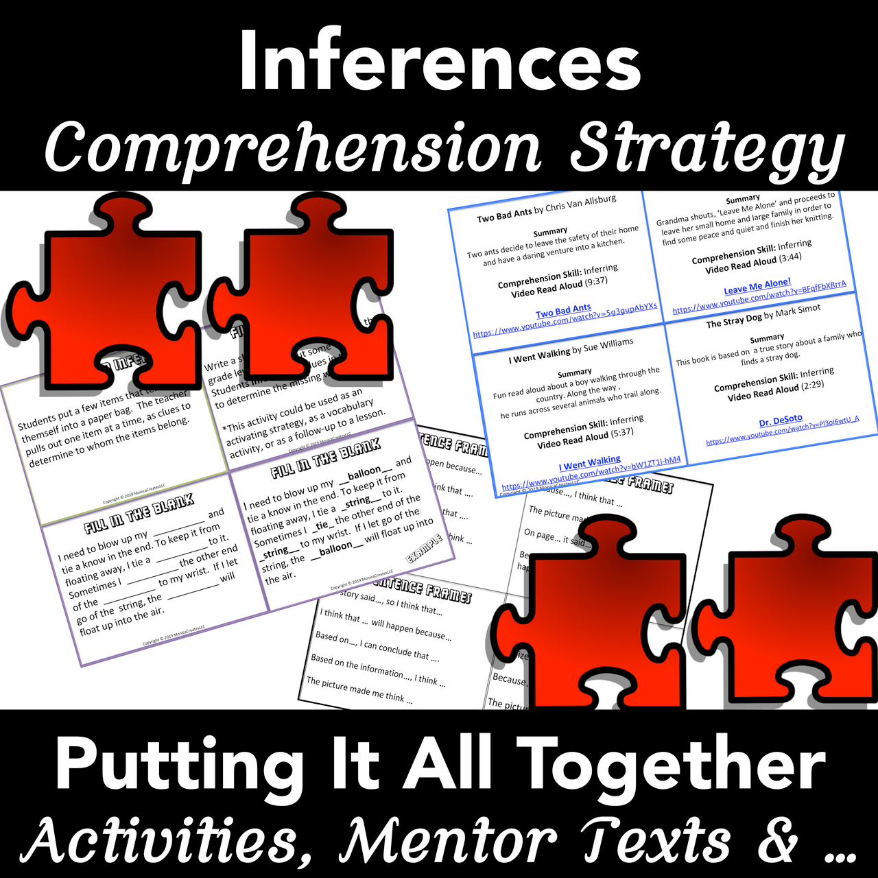 Comprehension Strategy: Inferences: Cross-Curricular: Teacher Task ...