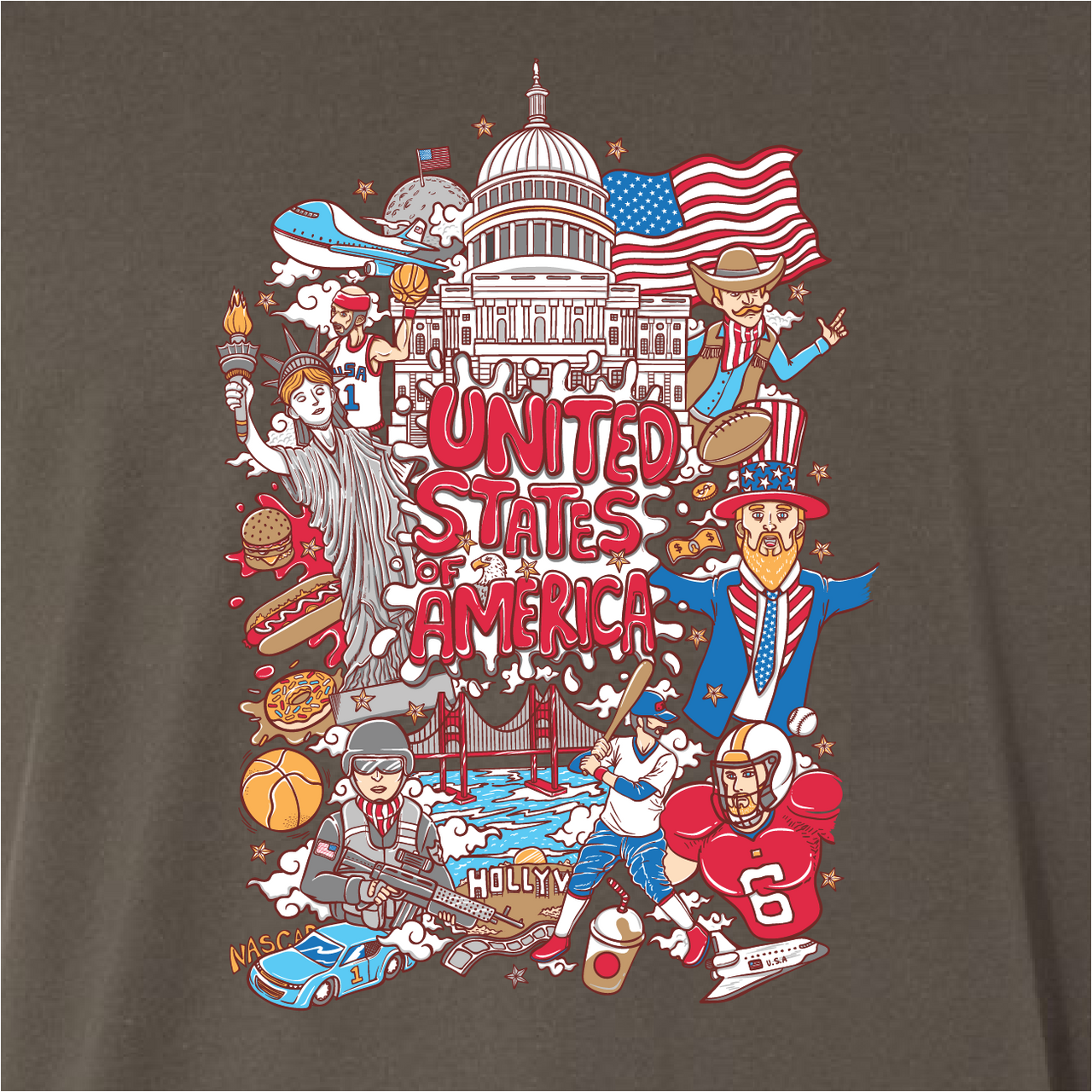 "United States of America" Collage - Amped Up Learning