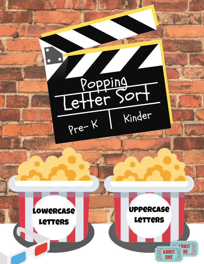 Popping Letter Sort - Amped Up Learning