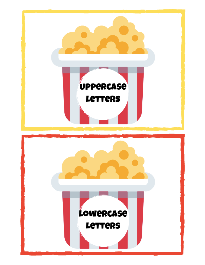 Popping Letter Sort - Amped Up Learning