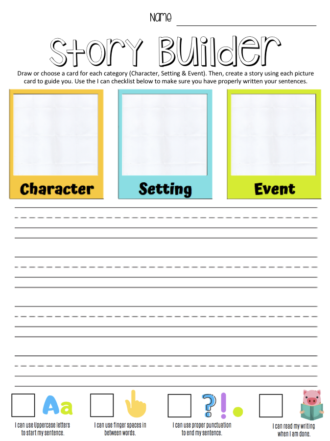 Story Builder Writing Center - Amped Up Learning