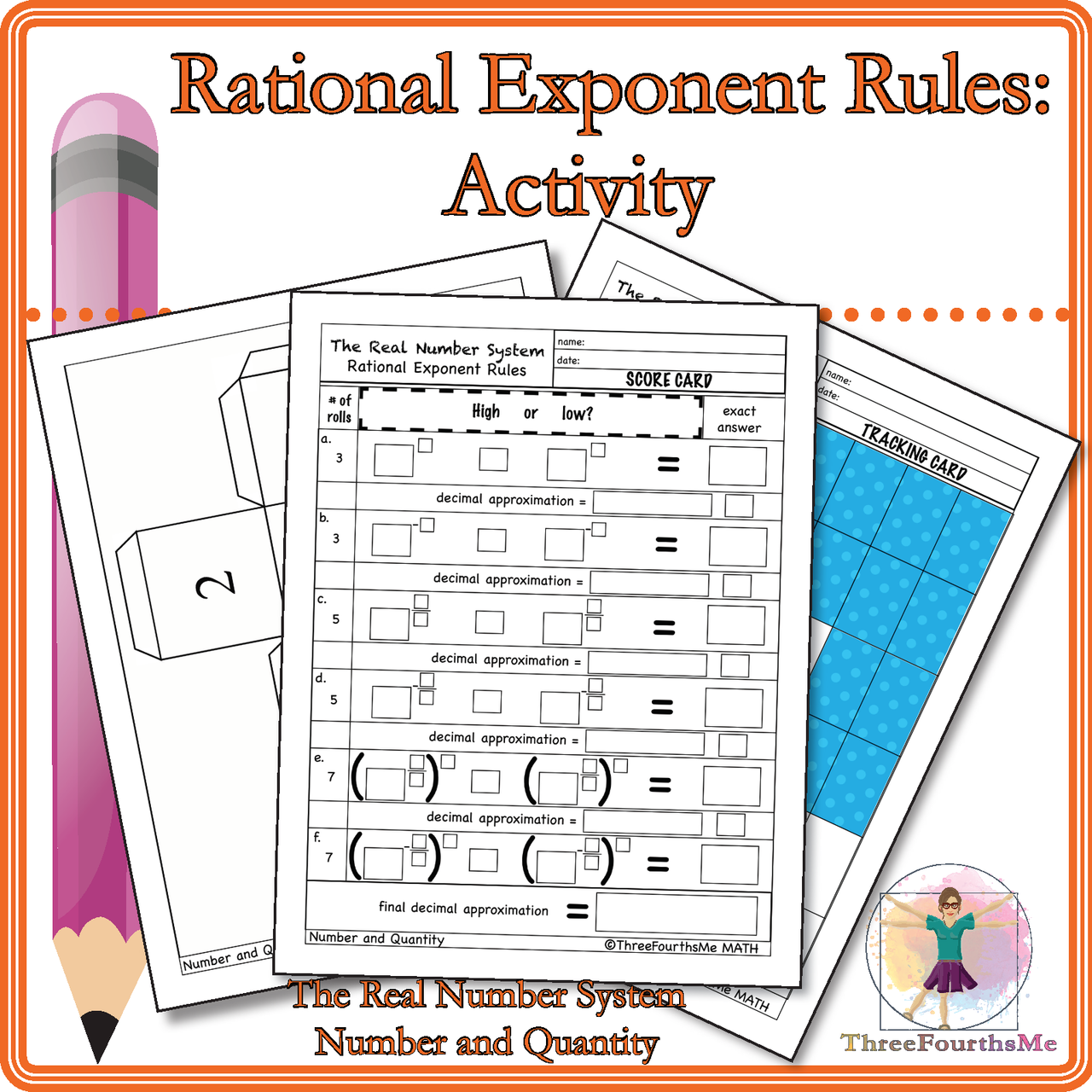 Rational Exponent Rules Activity - Amped Up Learning