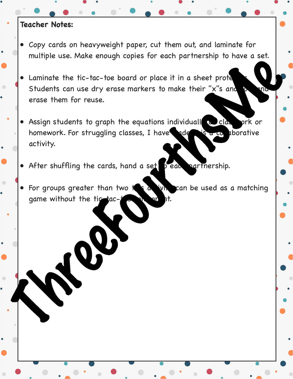 Graphing Rational Functions Matching Activity - Amped Up Learning