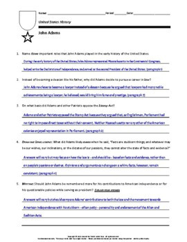 Biography: John Adams - Amped Up Learning