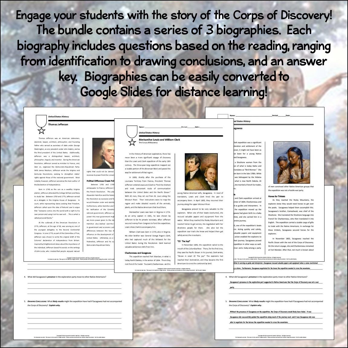 Bundled Mini-Lesson: The Corps of Discovery - Amped Up Learning