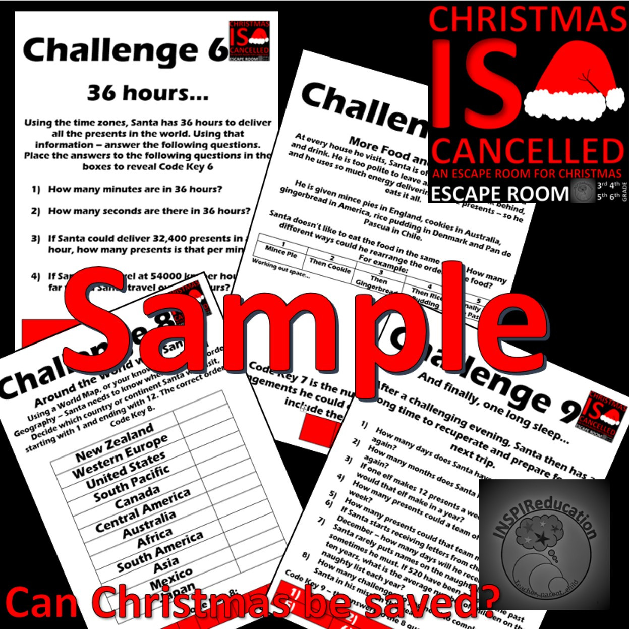 Christmas is Cancelled - ESCAPE ROOM: Problem Solving, Cooperative ...