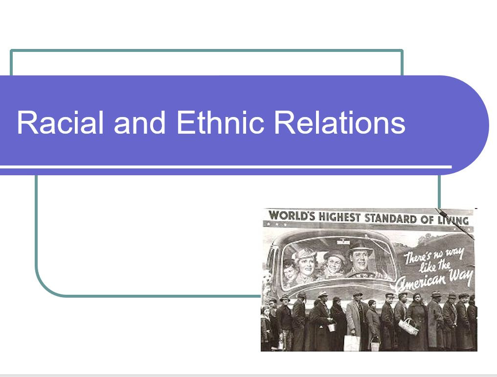 Unit: Racial and Ethnic Relations - Amped Up Learning