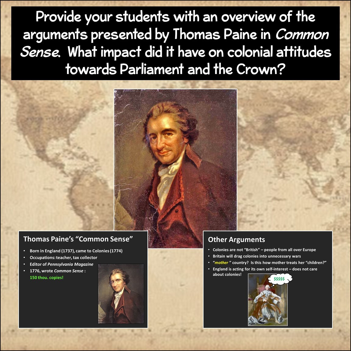 Mini-Lesson: Thomas Paine and Common Sense - Amped Up Learning