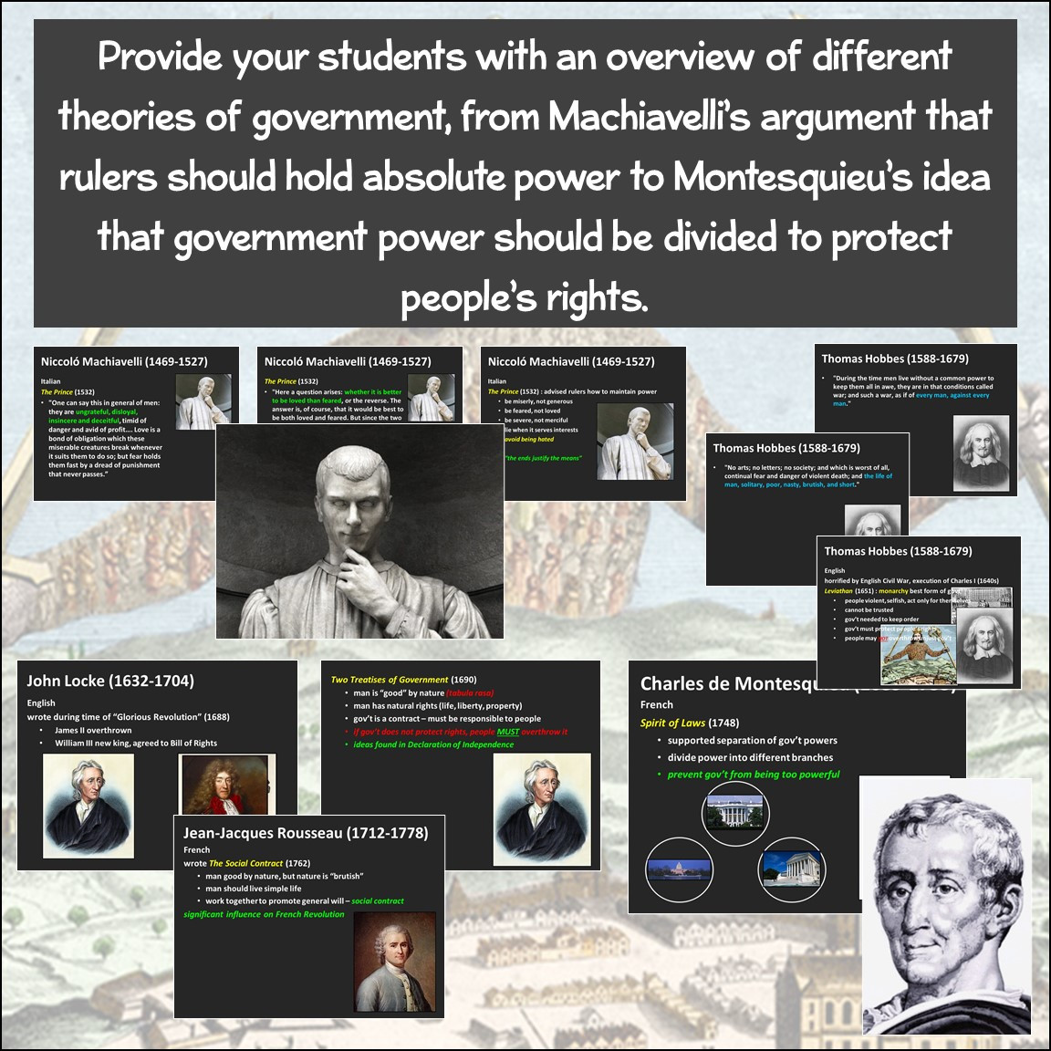 Theories of Government - The Philosophes - Amped Up Learning