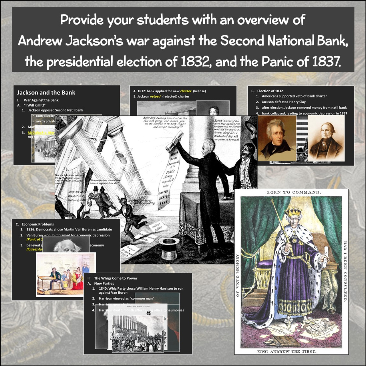 Mini-Unit: Andrew Jackson and the Bank - Amped Up Learning