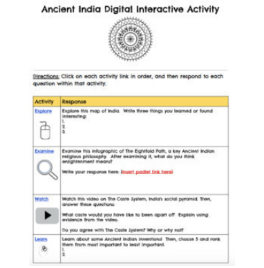 Ancient Civilizations Hyperdoc Bundle - Amped Up Learning