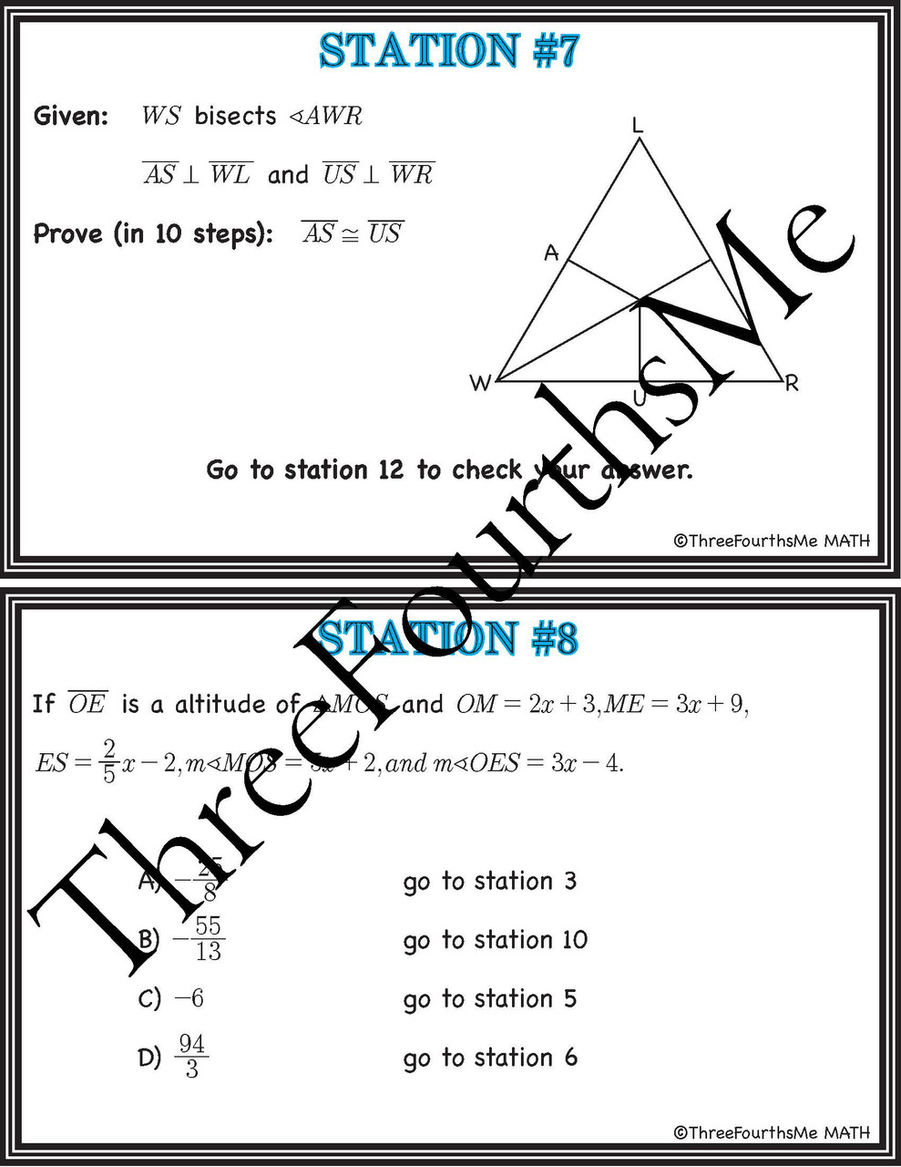 Triangles: Special Segments Activity - Amped Up Learning
