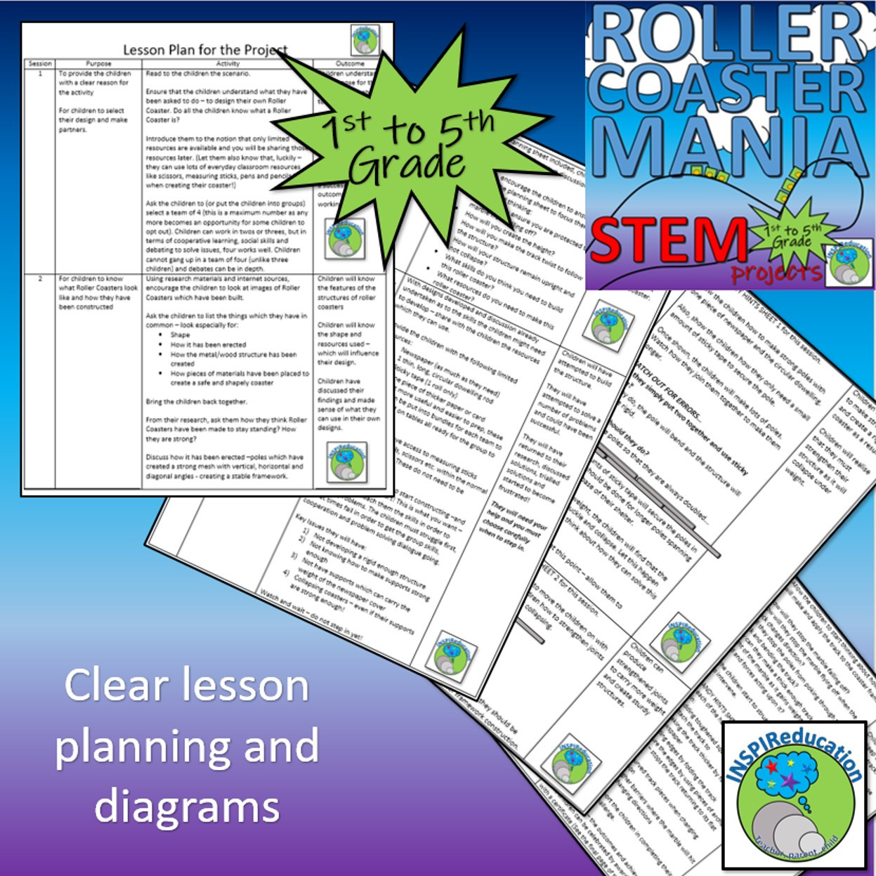 STEM: Structures in context - Roller Coaster Building, Lesson Plans ...