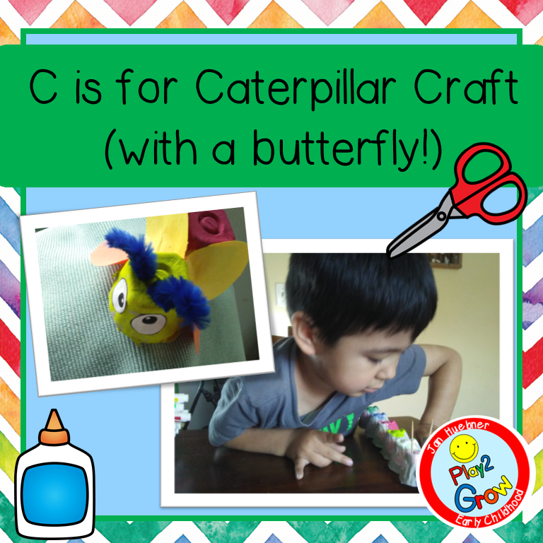 C is for Caterpillar (and Butterfly) Craft - Amped Up Learning
