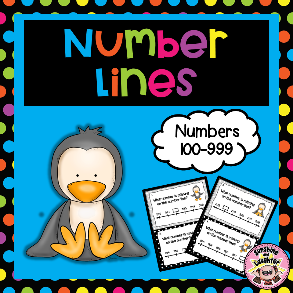 Number Line Scoot - (100-999) - Amped Up Learning